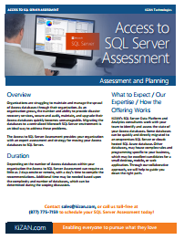 SQL Server Assessment Offer